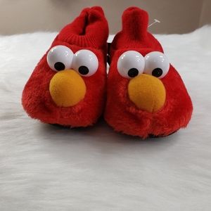 Sesame Street Shoes | Sesame Stree Elmo Furry Toddler Slipper L910 ...